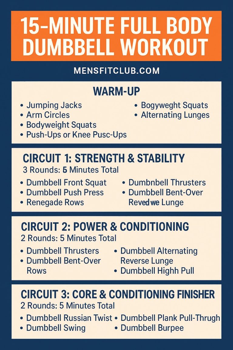 30-Minute Full Body Kettlebell Workout: Build Strength Burn Fat - Men's ...