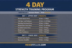 The Ultimate 4-Day Strength Training Split for Muscle Growth - Men's ...